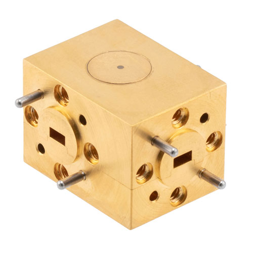 Wr 15 Waveguide Circulator With 15 Db Min Isolation From 65 Ghz To 71 Ghz Using Ug 385u Cover