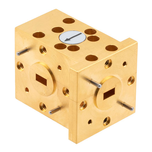 WR-22 Waveguide Circulator with 15 dB min Isolation from 32.9 GHz to 40 ...