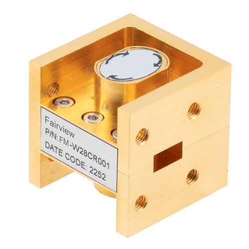 WR-28 Waveguide Circulator with 16 dB min Isolation from 26.5 GHz to 40 ...
