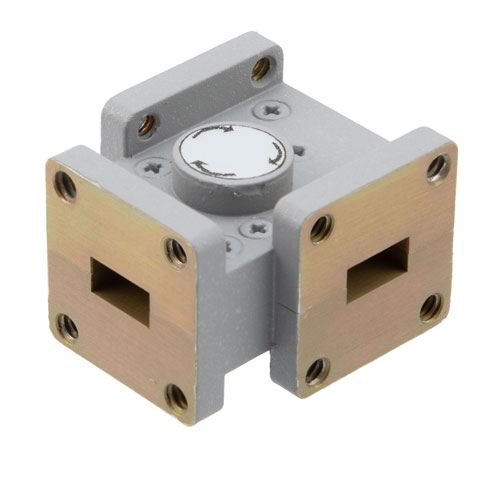 WR-34 Waveguide Circulator with 18 dB min Isolation from 21.7 GHz to 33 ...
