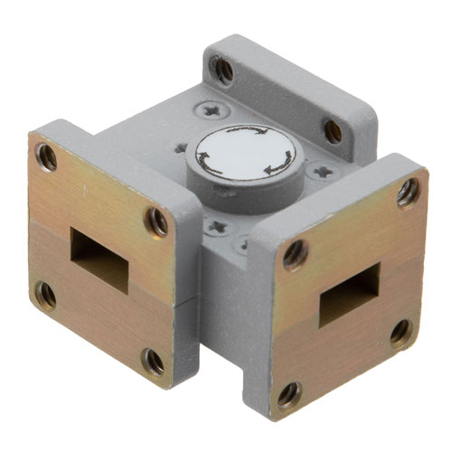 WR-34 Waveguide Circulator with 18 dB min Isolation from 21.7 GHz to 33 ...