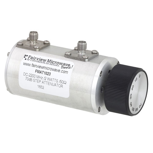 0 to 70 dB Step Attenuator With a 10 dB Step SMA Female Connectors ...