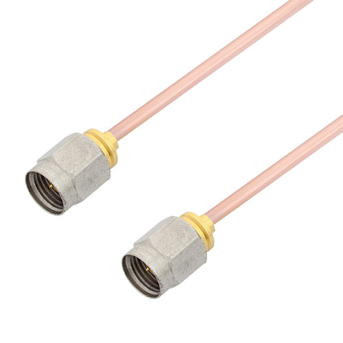2.4mm Male to 2.4mm Male Cable RG405 Type .086 Coax in 12 Inch