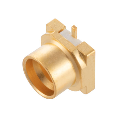 RF PCB Connector, SMP Male Limited Detent Connector Solder Attachment Surface Mount PCB