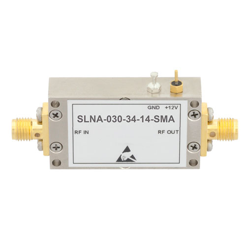 14 Db Nf Low Noise Amplifier Operating From 10 Mhz To 3 Ghz With 34 Db Gain 11 Dbm P1db And Sma