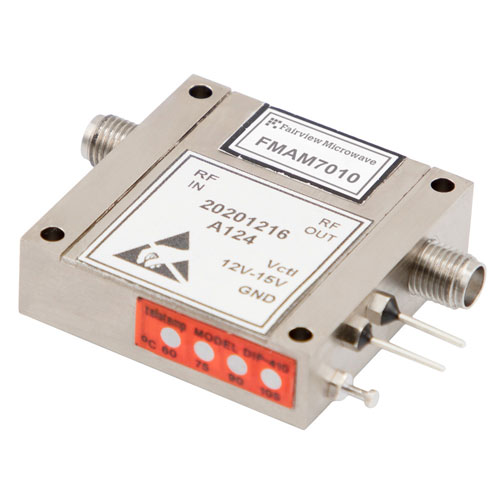Variable Gain Control Amplifier 1 Ghz To 265 Ghz Gaas Fet 40 Db Gain 20 Db Variable Gain