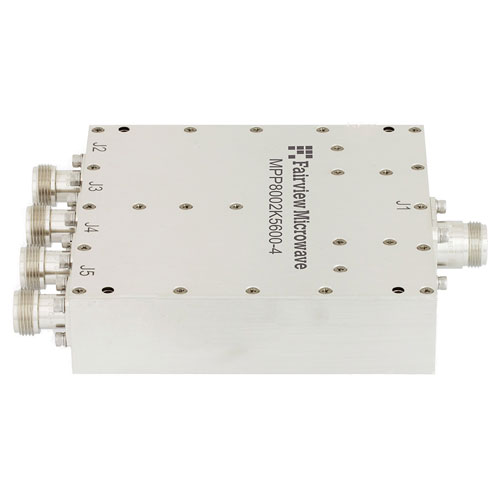 2-Way and 4-Way RF Power Combiners up to 6 GHz