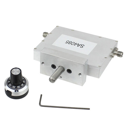 0 To 40 Db Continuously Variable Attenuator Sma Female To Sma Female From 4 Ghz To 8 Ghz Rated